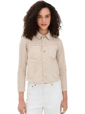 L'Agence Janelle Slim Jacket - Biscuit