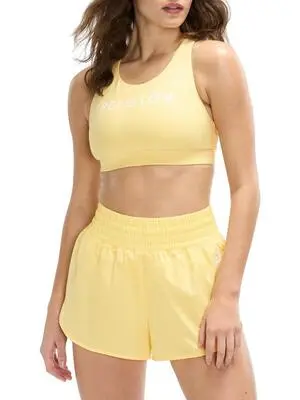 PELOTON Peloton Cadent Mid Neck V Strap Bra Pale Banana