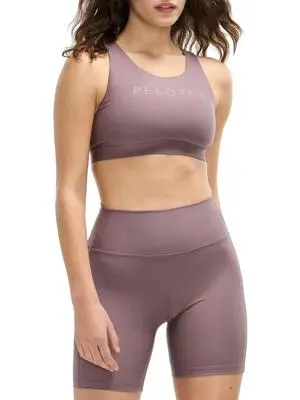 PELOTON Cadent Mid Neck V Strap Bra - Sparrow