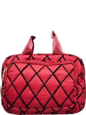 URBAN EXPRESSIONS Maelis Textured Travel Organizer - Dark Red