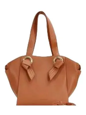 BELLE & BLOOM Belle & Bloom Heart Of Gold Leather Shoulder Bag Camel
