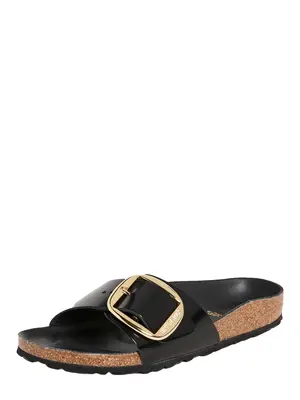 BIRKENSTOCK Madrid Big Buckle Sandals - High Shine Black