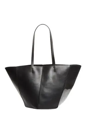 Proenza Schouler Hex Calfskin Leather Tote - Black
