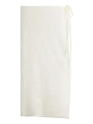 H&m Lace Wrap Midi Skirt - Light Beige