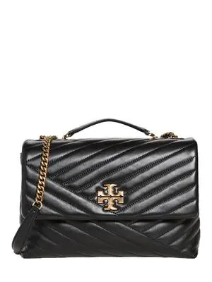 Tory Burch Kira Chevron Convertible Shoulder Bag - Black