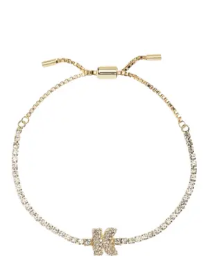 Baublebar BaubleBar Initial Tennis Slider Bracelet Gold K