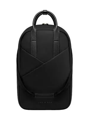 LUX AND NYX Slim Origami Convertible Backpack - Black