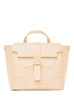 Senreve SENREVE Midi Maestra Pebbled Leather Handbag Chablis