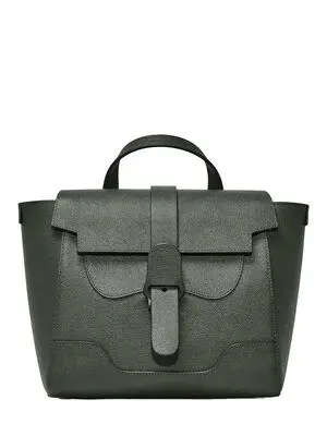 Senreve SENREVE Midi Maestra Pebbled Leather Handbag Forest