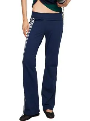 Lioness Layover Pants With Side Stripes - Navy