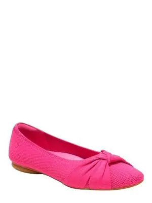 Vivaia VIVAIA Bibi Knotted Water-Resistant Flats Pitaya