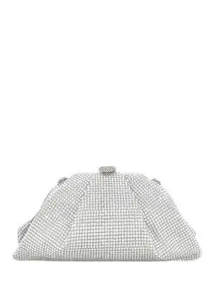 Judith Leiber Gemma Crystal Clutch - Silver Rhine
