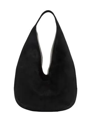 Jw Pei Dara Faux Suede Hobo Bag - Black