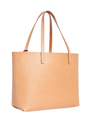 MANSUR GAVRIEL Mansur Gavriel Large Leather Tote Cammello/rosa