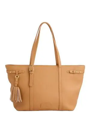POM POM LONDON Pelham Tote Bag - Maple