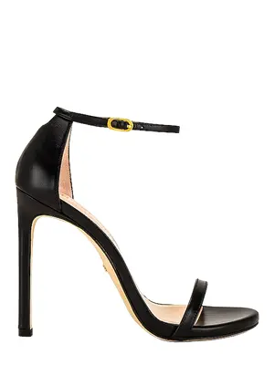 STUART WEITZMAN Nudist Heel - Black