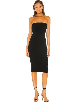 Norma Kamali Strapless Dress - Black