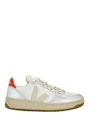 VEJA V-10 Sneaker White  Pierre &silver