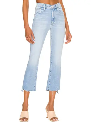 MOTHER The Insider Crop Step Fray Jeans - Limited Edition