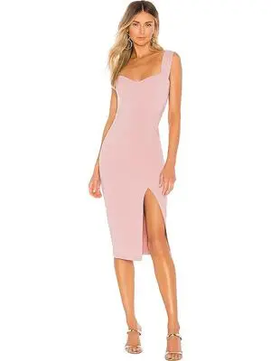 NOOKIE Divine Midi Dress - Dusty Pink