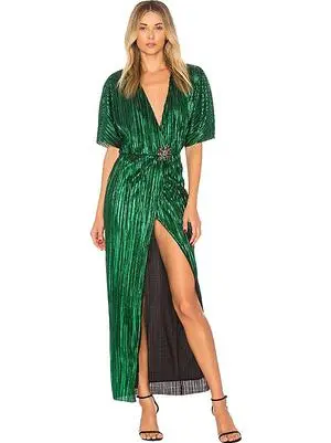 House Of Harlow 1960 X Sabrina Dress - Emerald