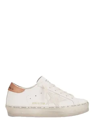 Golden Goose Hi Star Sneakers White  Butter  & Bronze