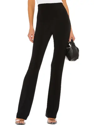 Norma Kamali Boot Pant - Black