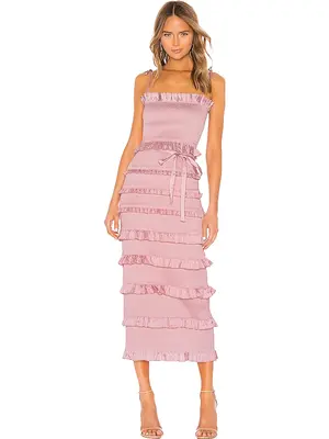 V. CHAPMAN Lily Dress - Pink Parfait