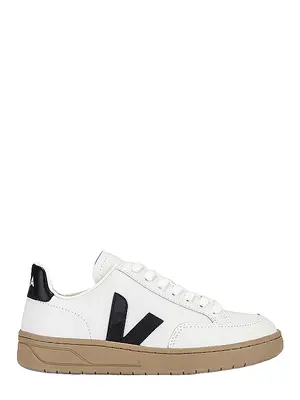 VEJA V-12 Sneaker - Extra White & Black Dune
