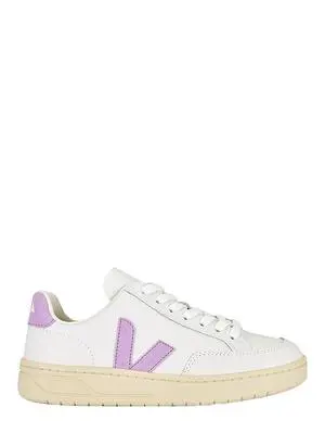 VEJA V-12 Leather Sneakers Extra White Orchid