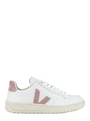 VEJA V-12 Leather Sneakers Extra-white & Babe