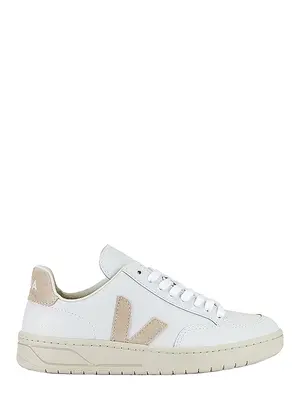 VEJA V-12 Leather Sneakers Extra-white & Sable