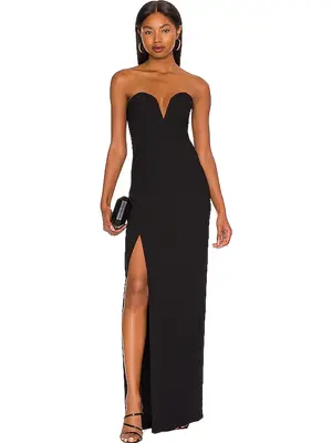Amanda Uprichard Cherri Gown - Black