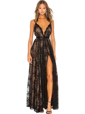 MICHAEL COSTELLO X Paris Gown - Black