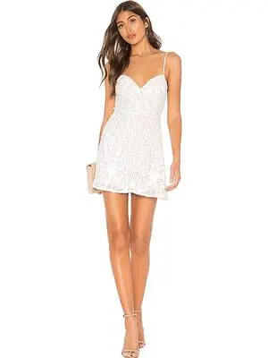 Superdown Tiff Mini Dress - White