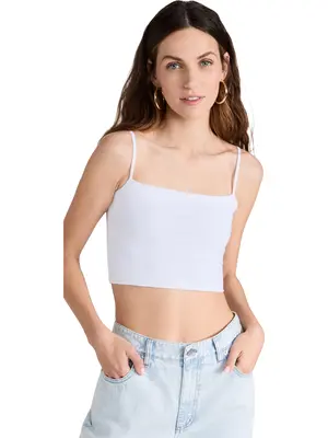 Susana Monaco Susana Monaco Crop String Top One-color