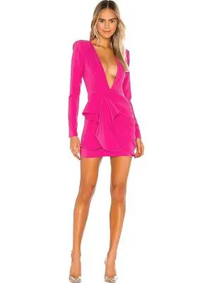 MICHAEL COSTELLO X Fena Mini Dress - Fuchsia