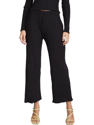 SIMONMILLER Alder Wide Leg Pants - Black