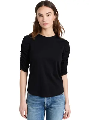 Veronica Beard Waldorf Tee - Black