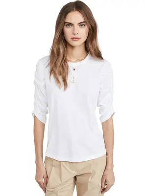 Veronica Beard Waldorf Tee - White