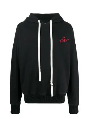 Paul & Shark Logo Embroidered Hoodie - Blue