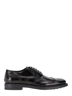 TOD'S High-shine Brogues - Black