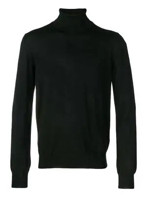 BARBA NAPOLI Roll-neck Sweater - Black