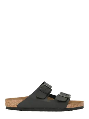 BIRKENSTOCK Arizona Flat Sandals - Black