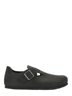 BIRKENSTOCK London Buckled Slippers - Black