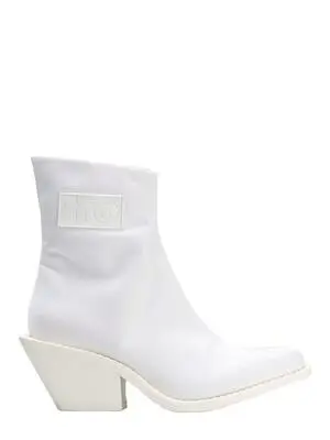 MAISON MARGIELA Logo Patch Ankle Boots