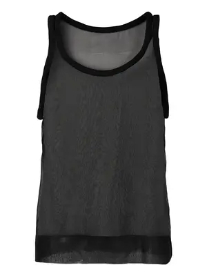 Valentino Garavani Silk Tank Top - Black