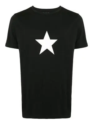 AGNÈS B. Coulos Star Print T-shirt - Black