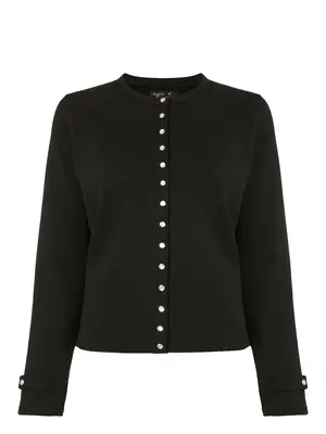 AGNÈS B. Rosana Snap Cardigan - Black