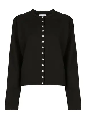 AGNÈS B. Le Classique Snap Cardigan - Black